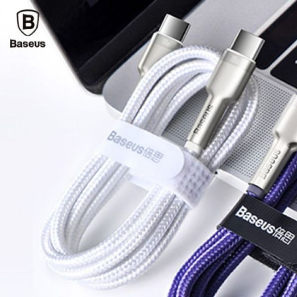 hplusmall 메탈 고속충전 데이터 케이블 2M 화이트 ..(WC2B15A) - 핫트랙스