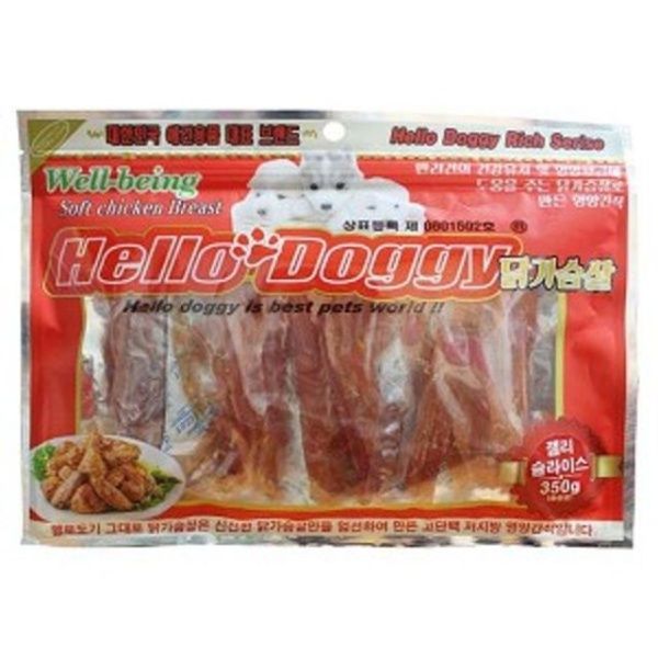 hplusmall 강아지 간식 육포 개간식 사시미 간식 닭고기 350g - 핫트랙스