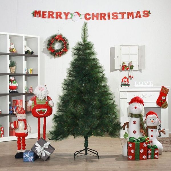 hplusmall 180cm 뉴리얼 솔잎 트리 성탄 크리스마스트리 교회[WC - 핫트랙스