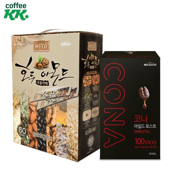 hplusmall 마일드로스트 100T + 호두 아몬드 곡물라떼 50T - 핫트랙스