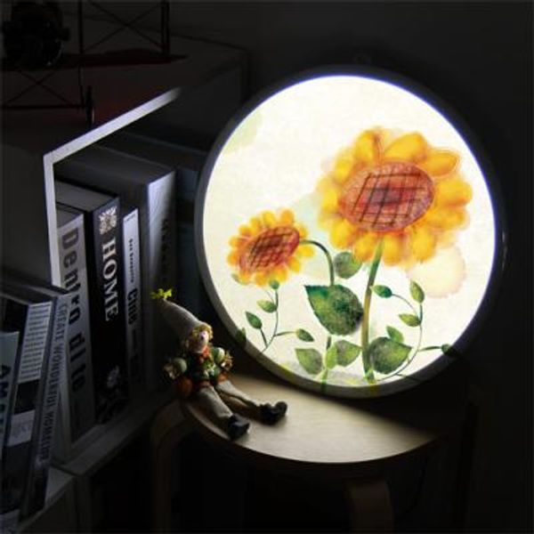 ggoomim ne870-LED액자35R_부드러운해바라기꽃 - 핫트랙스