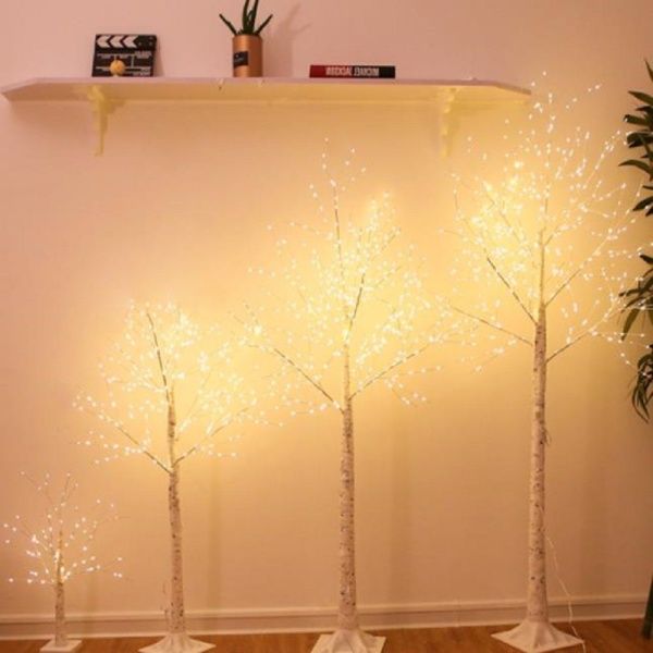 hplusmall 크리스마스 자작나무 USB 트리 90cm 화이트트리[WB400 - 핫트랙스