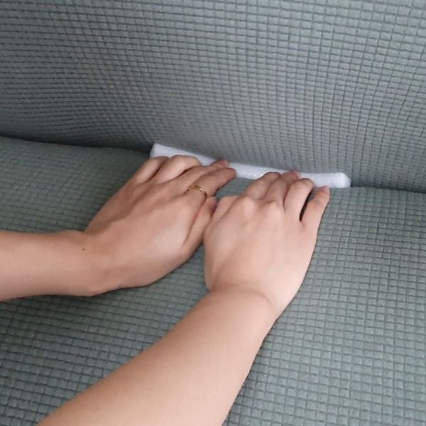 hplusmall 3인용 쇼파 리폼 격자모양 천갈이 커버 딥그린[WAEB0D - 핫트랙스