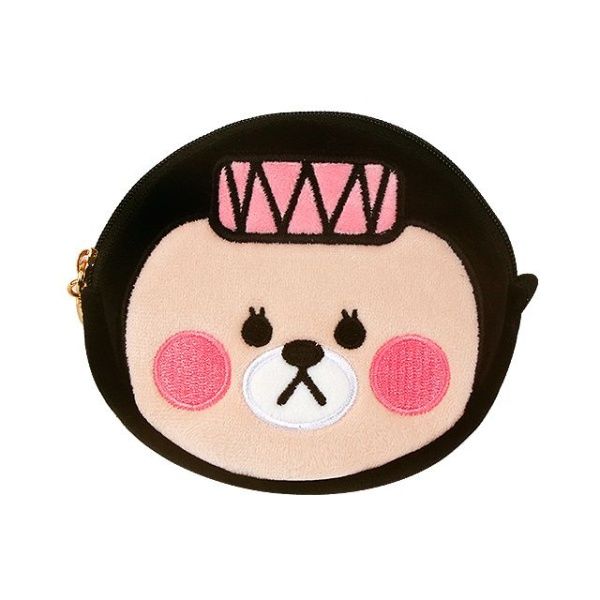 hplusmall B패밀리 원형 파우치 구르프 화장품 가방 동전 지갑[W - 핫트랙스