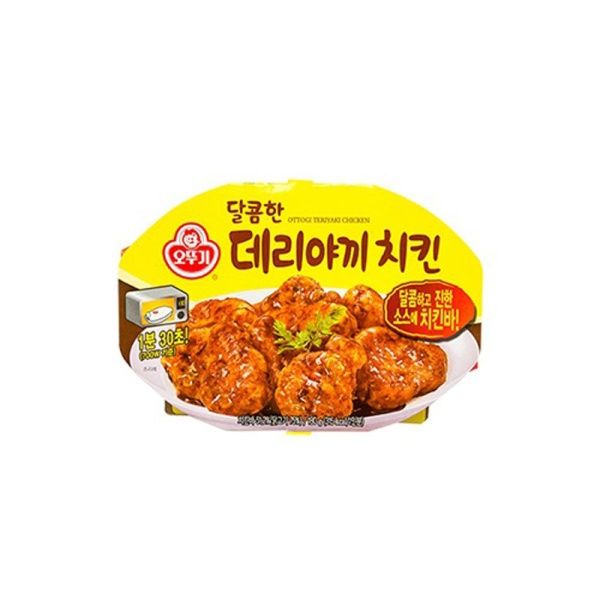 hplusmall 오뚜기 달콤한 데리야끼치킨 12개 3분요리 즉석조리 - 핫트랙스