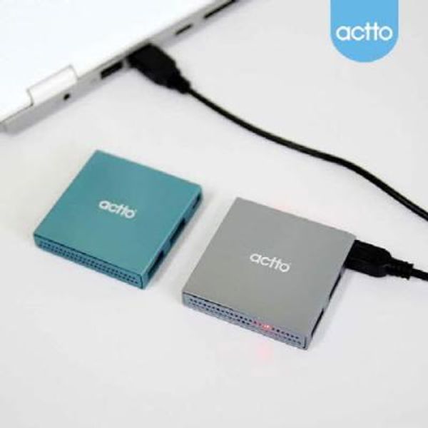 actto ACTTO/엑토 컬러 메탈 USB 허브 HUB-12 - 핫트랙스
