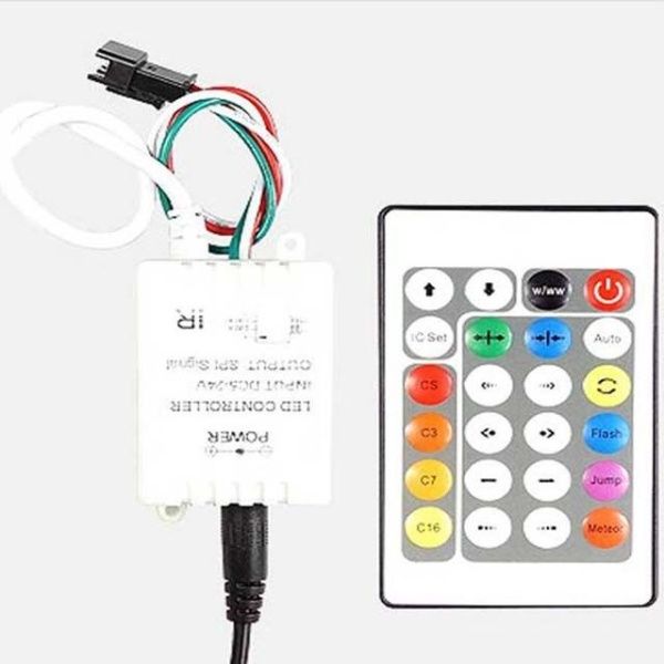 hplusmall 스노우펄 LED바 전용 모듈 무선리모컨 RGB 네오픽셀[W - 핫트랙스