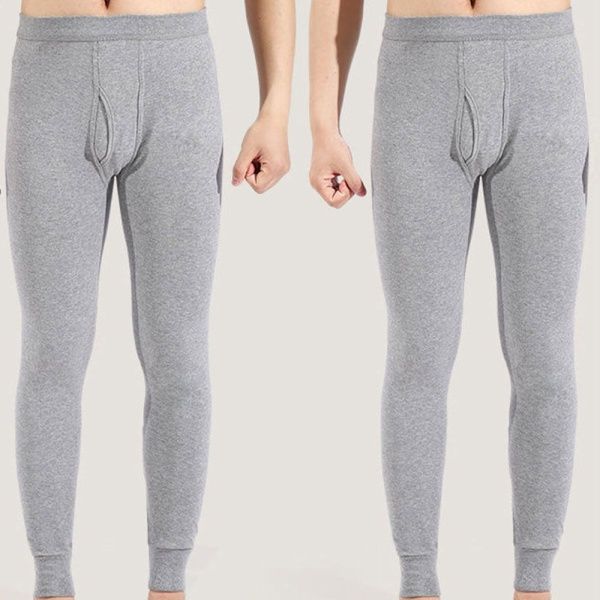 hplusmall 기본 내복 바지 레깅스 기모 슬림핏 겨울 워크웨어[WB - 핫트랙스