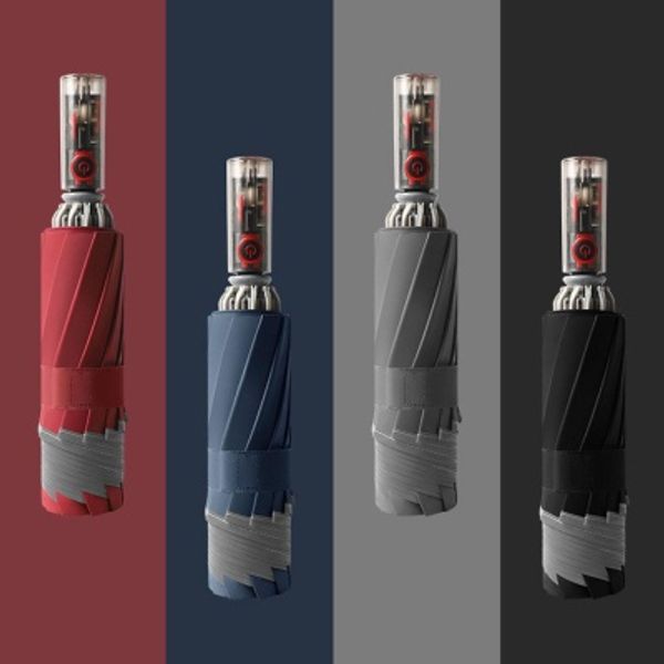 ZIPDREE 든든한 자동접이식 3단 거꾸로 우산 반사지우산 - 핫트랙스