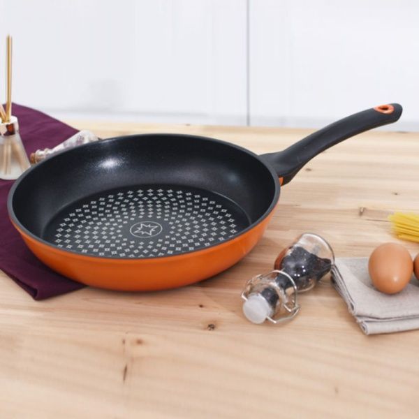 hplusmall 키친플라워 명품 인덕션 후라이팬 28cm - 핫트랙스