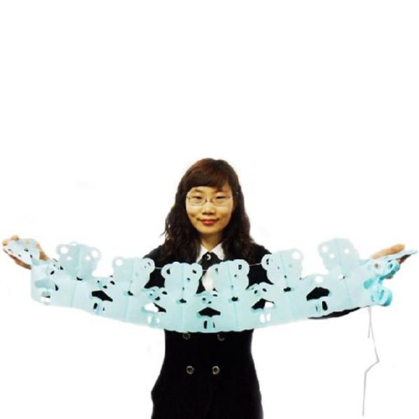 hplusmall 종이 가랜드 블루 곰 약2.2m[WAC7EF7] - 핫트랙스