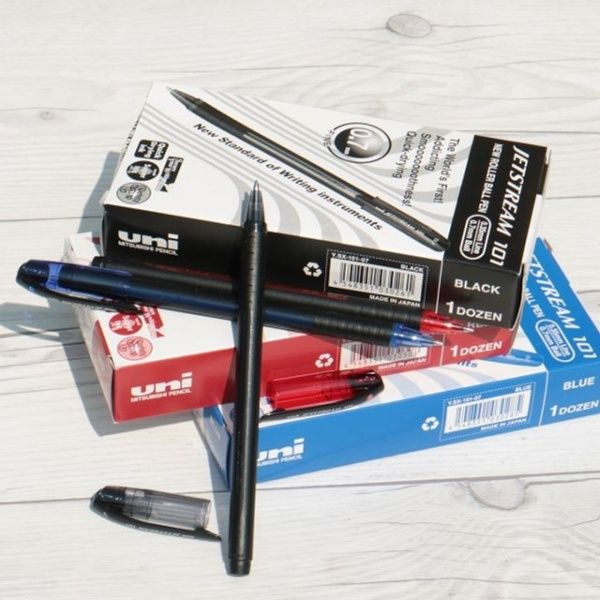 hplusmall 유니 제트스트림 1.0mm 유성볼펜 캡형 1다스(12자루)[ - 핫트랙스