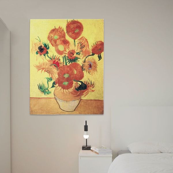 hplusmall 반고흐 패브릭 포스터 해바라기B S(W968CF4) - 핫트랙스