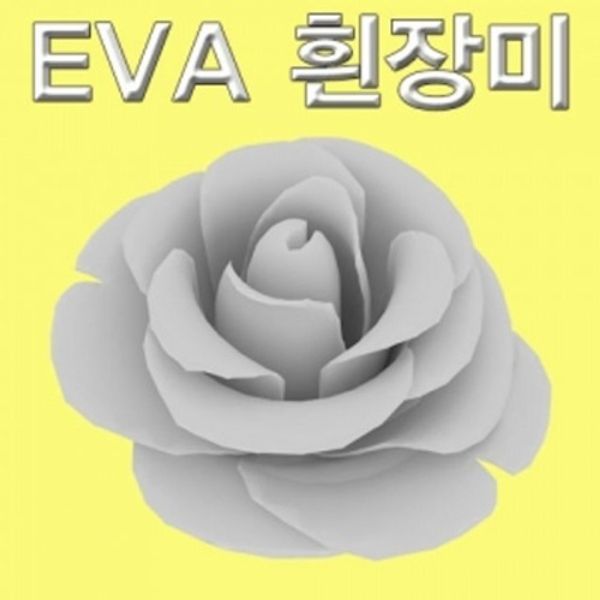 hplusmall EVA 흰장미꽃 (5개) - 핫트랙스