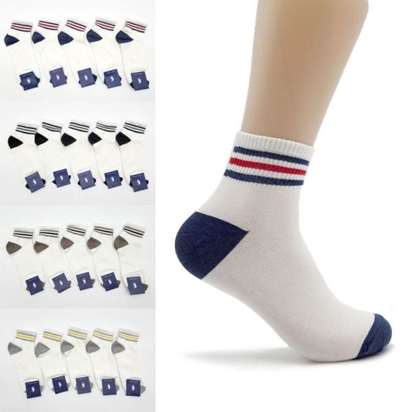 hplusmall 남자 컬러링글 캐주얼 단목양말 5켤레묶음 ELY-2055[W - 핫트랙스
