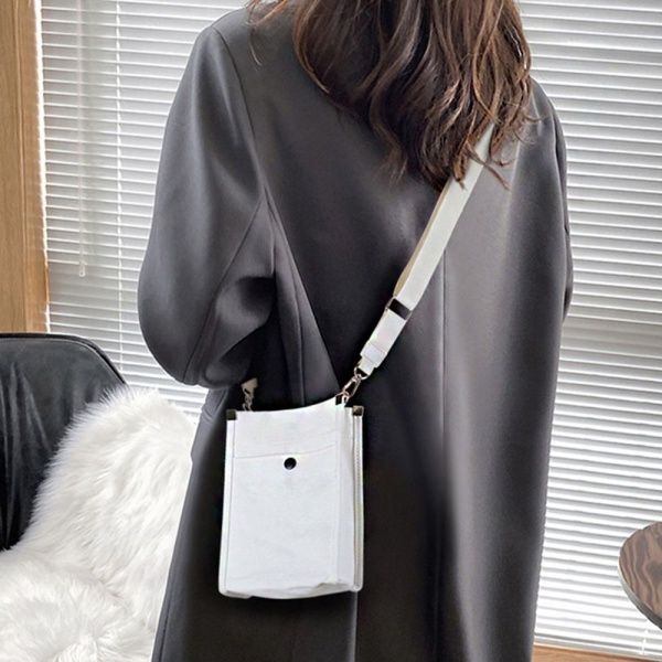 hplusmall 캐주얼 스타일 크로스 스트랩 미니 핸드폰 크로스백[W - 핫트랙스