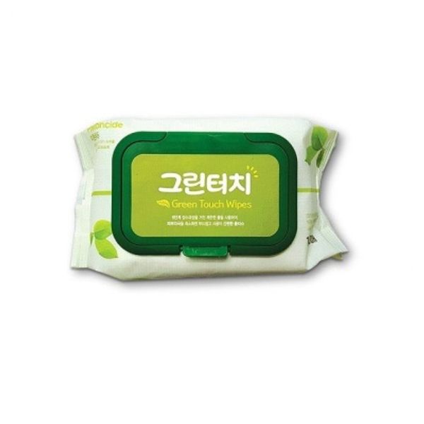 hplusmall 그린터치 물티슈 (100매 캡형) 아기물티슈 - 핫트랙스