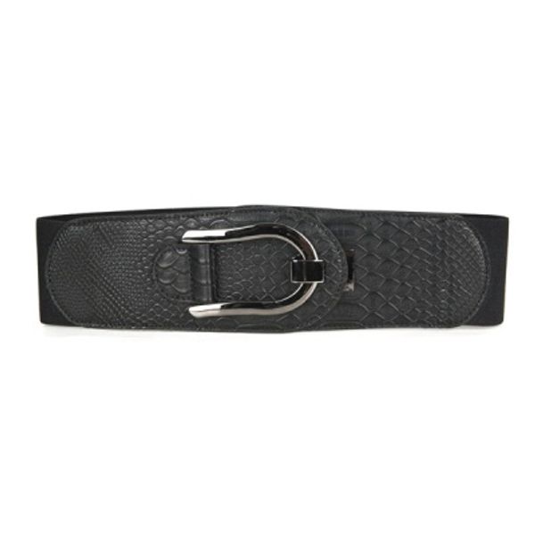 DICUBO [디꾸보]메탈 장식 버클 와이드 밴딩벨트 DCB-ST834 - 핫트랙스