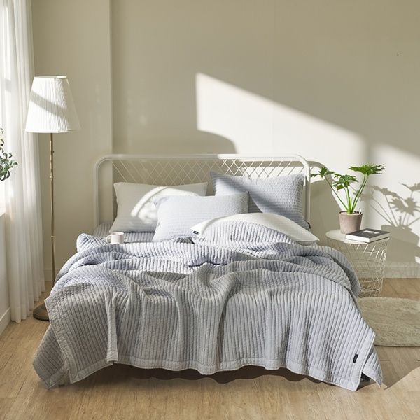 CHAnCOCO 모달 100% 유닛 줄무늬 스프레드 세트 - 핫트랙스