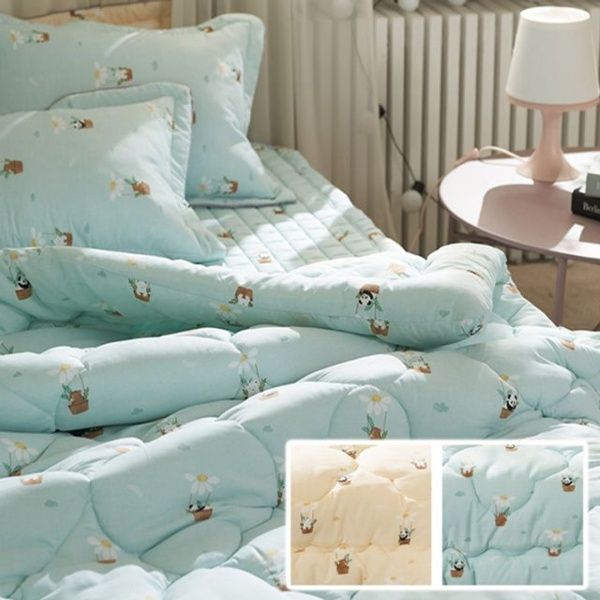 hplusmall 곰곰이 소프트마이크로 이불베개세트SS 스카이블루[WC - 핫트랙스