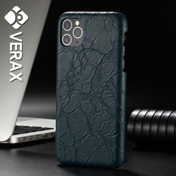 VERAX P463 아이폰XS 심플 클래식 패턴 하드 가죽 케이스 - 핫트랙스