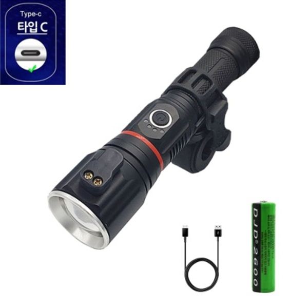 hplusmall LED 자전거 전조등 후레쉬 랜턴 안전등 자전거라이트 - 핫트랙스