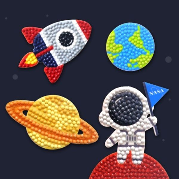 hplusmall 케이엠엘리 DIY 3D 우주 마그네틱 보석십자수 - 핫트랙스
