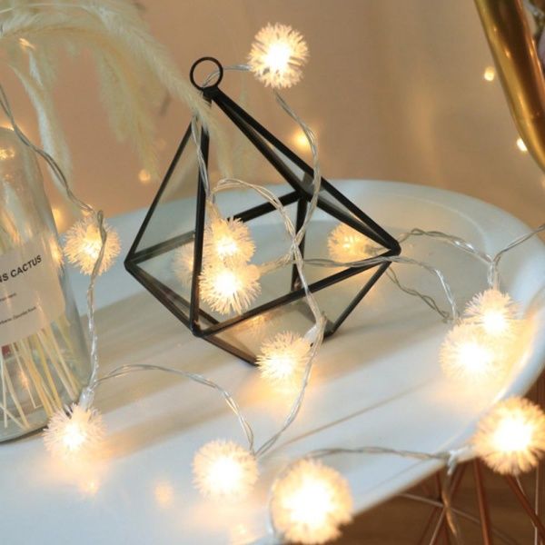 shoppingplan 10구 눈송이 와이어 전구 / 1.5M 건전지 장식전구 - 핫트랙스