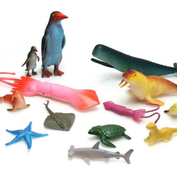 hplusmall 바다 피규어 세트 (16종류) - 핫트랙스