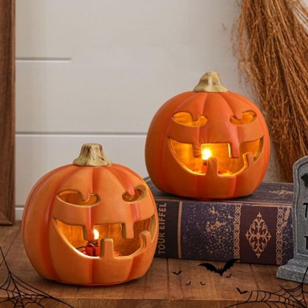 ZIPDREE 1+1 할로윈데이 파티 분위기 호박 조명 무드등 - 핫트랙스