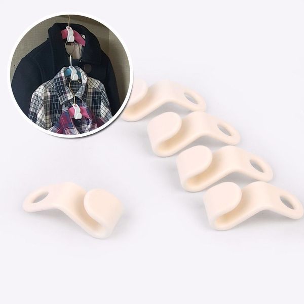 hplusmall 6P 옷걸이 조인트 후크 옷 W30BDFD - 핫트랙스