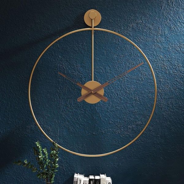shoppingplan 모던앤틱 무소음 대형 벽시계 (80cm) (골드) - 핫트랙스
