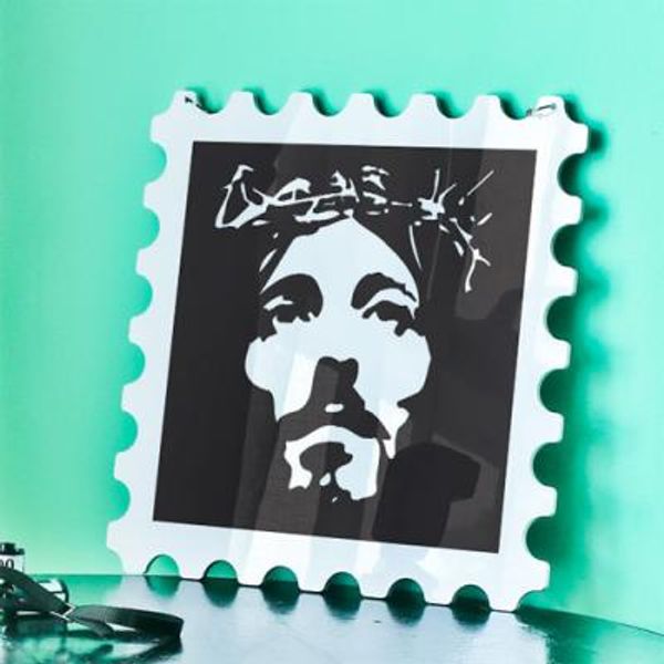 ggoomim np378-행잉액자_예수님(우표중형) - 핫트랙스