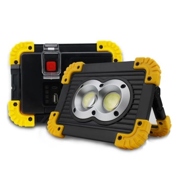 hplusmall 20W COB LED 충전식 작업등 투광기 캠핑 랜턴 LL802D - 핫트랙스