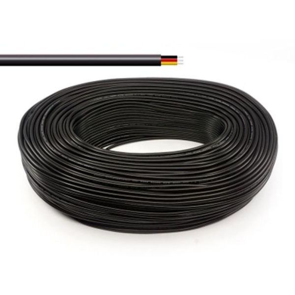 hplusmall LED 부자재 3선 이중 피복 연장 배선 롤 전선 200m[WC - 핫트랙스