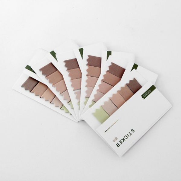 shoppingplan 타임 접착 인덱스 메모지 6p세트 / 메모지플래그 - 핫트랙스