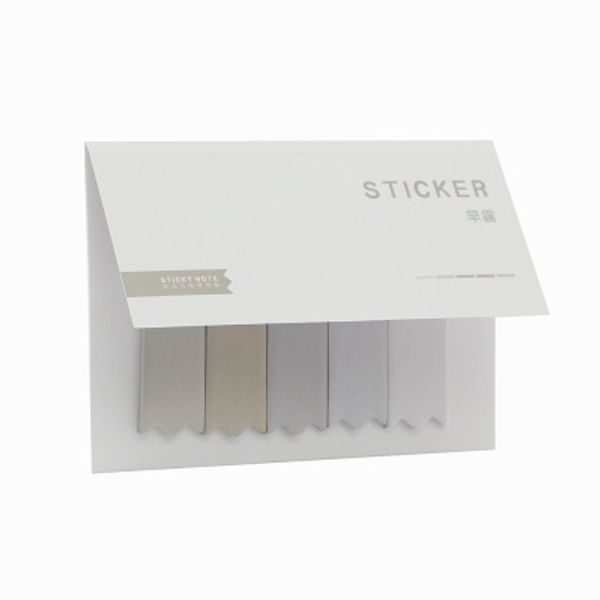 shoppingplan 라이트 접착 인덱스 메모지 6p세트 / 메모지플래그 - 핫트랙스