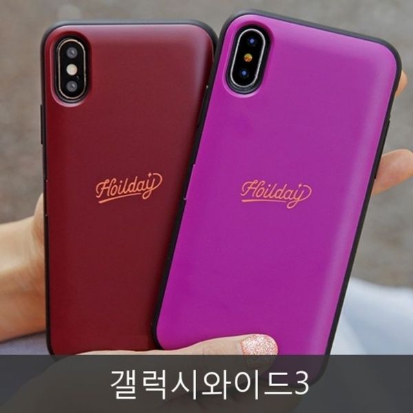 hplusmall 와프 갤럭시와이드3 WPC 심플 카드범퍼케이스 - 핫트랙스