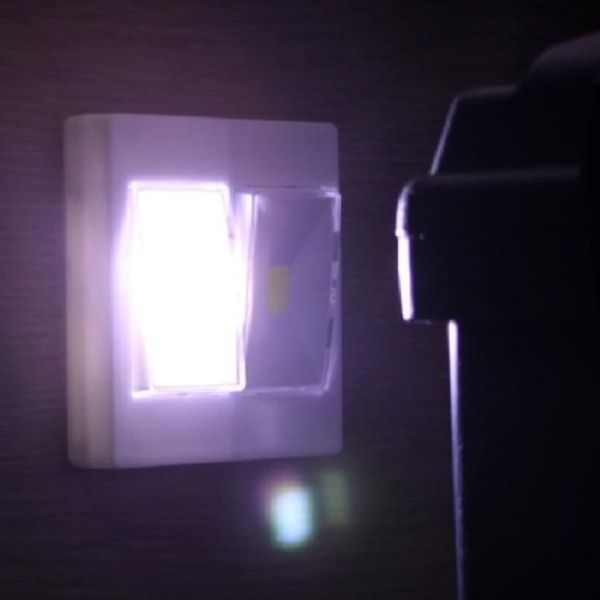 hplusmall LED 듀얼 스위치 미니 무선 벽면등 - 핫트랙스