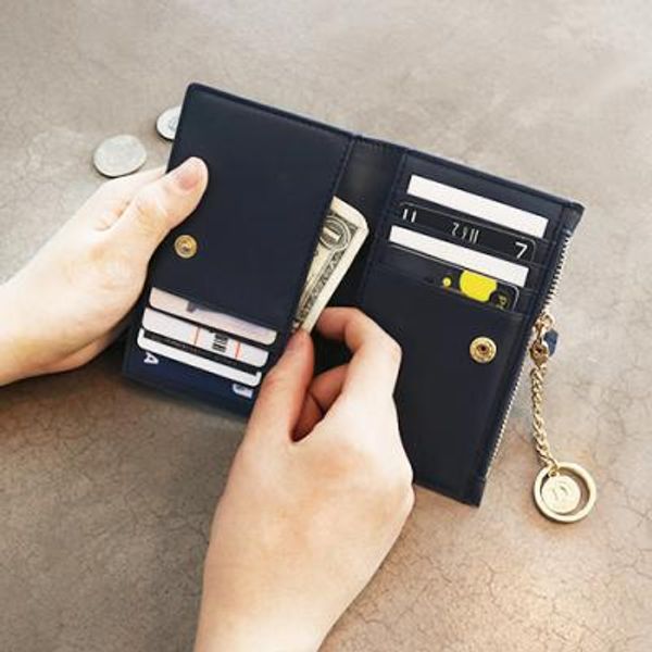 D LAB D.LAB Coin Card wallet - Navy - 핫트랙스