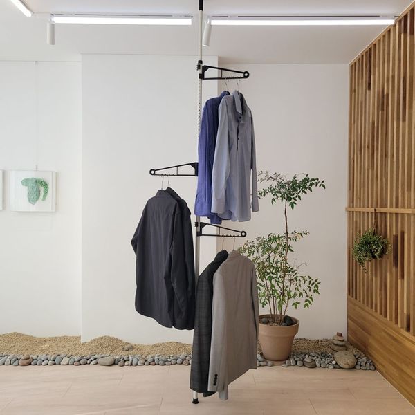 hplusmall 국산 튼튼한 드레스룸행거 25파이 1단행거(WA2096D) - 핫트랙스