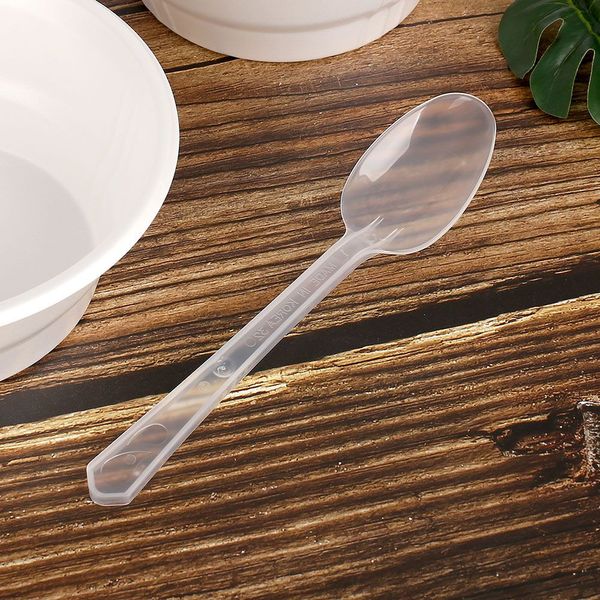 hplusmall 10개입 다회용 반투명 수저(WD44F5A) - 핫트랙스