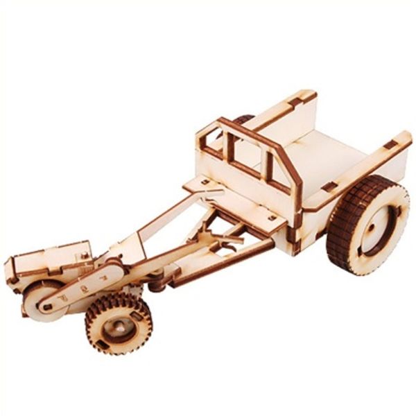 hplusmall 어린이 목재 입체퍼즐 영공방 경운기 - 핫트랙스