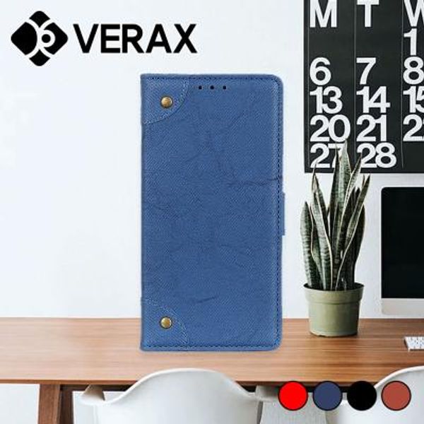 VERAX P532 아이폰X 사이드 포인트 레더 월렛 가죽 케이스 - 핫트랙스