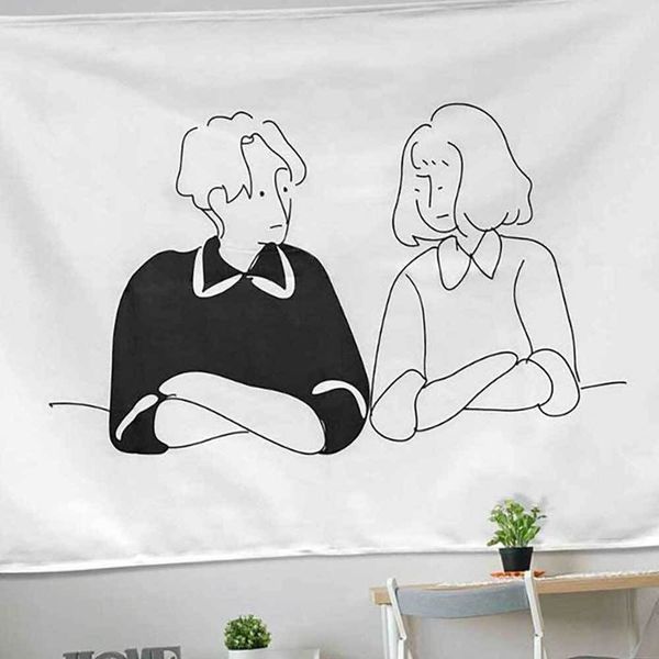 hplusmall 바라보기 어 포스터 대형 패브릭 L(WEB2850) - 핫트랙스