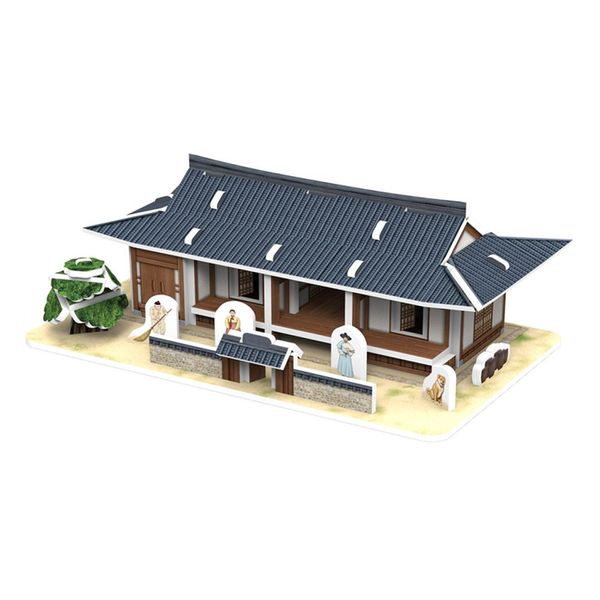 hplusmall 페이퍼락 (3D입체퍼즐) 기와집 (WC705)(WB87A76) - 핫트랙스