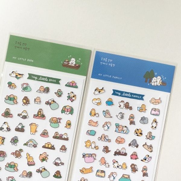 muu muu 고양이빵집 My little cat ver.2 스티커 2종 - 핫트랙스