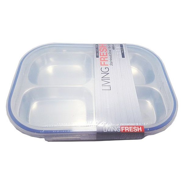 hplusmall 스텐4구찬합 밀폐용기(20개 WBF143E - 핫트랙스