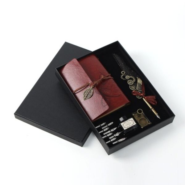 shoppingplan 5종 이카루스 깃털 만년필 노트세트 딥펜 선물세트 - 핫트랙스