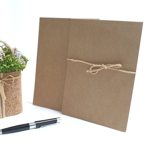 hplusmall 크라프트 드로잉북 무선 노트 세로 중형(W8855BA) - 핫트랙스